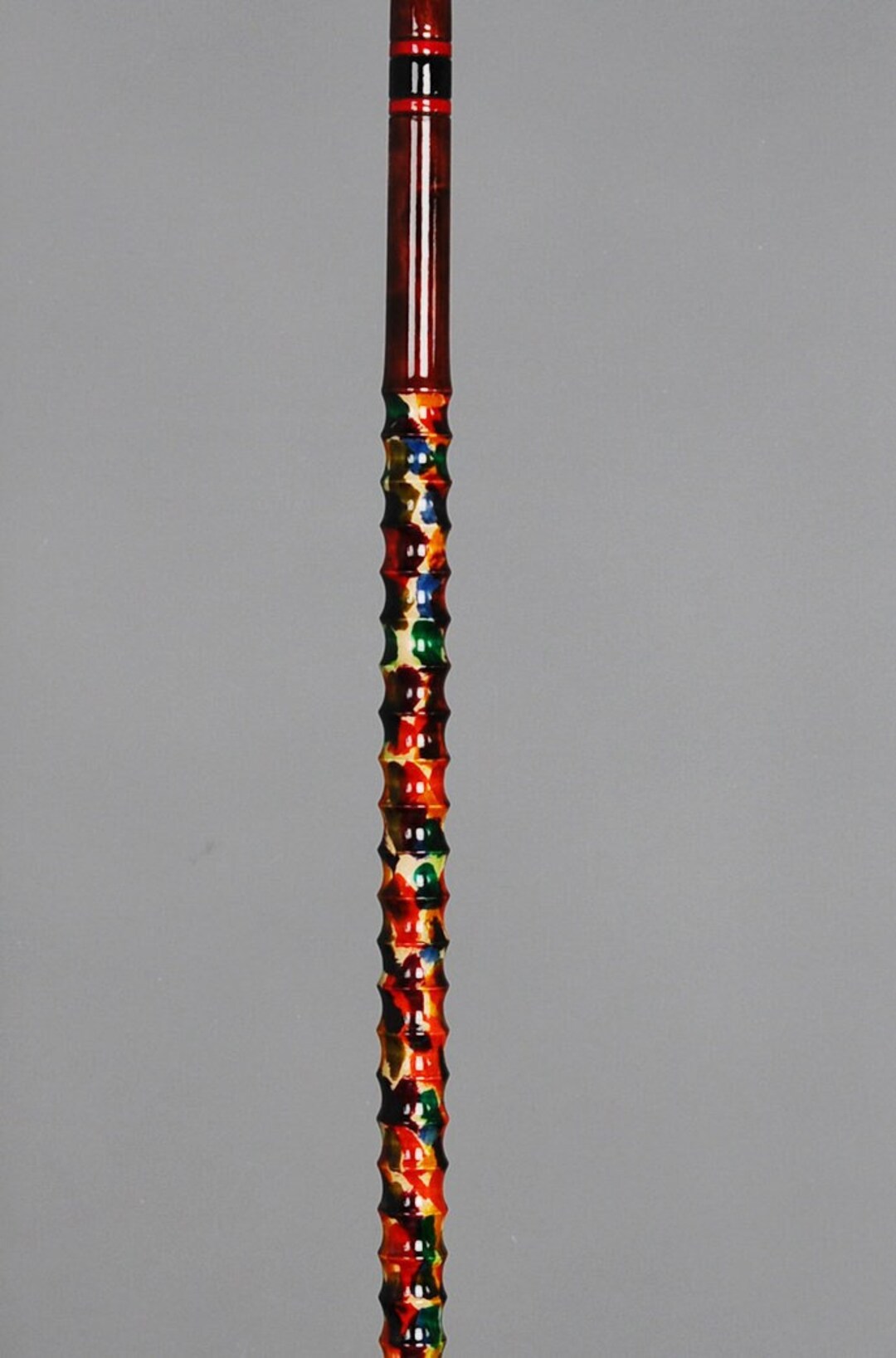 Handmade Wooden Walking Stick With Unique Spiral Design - Artisanal ...