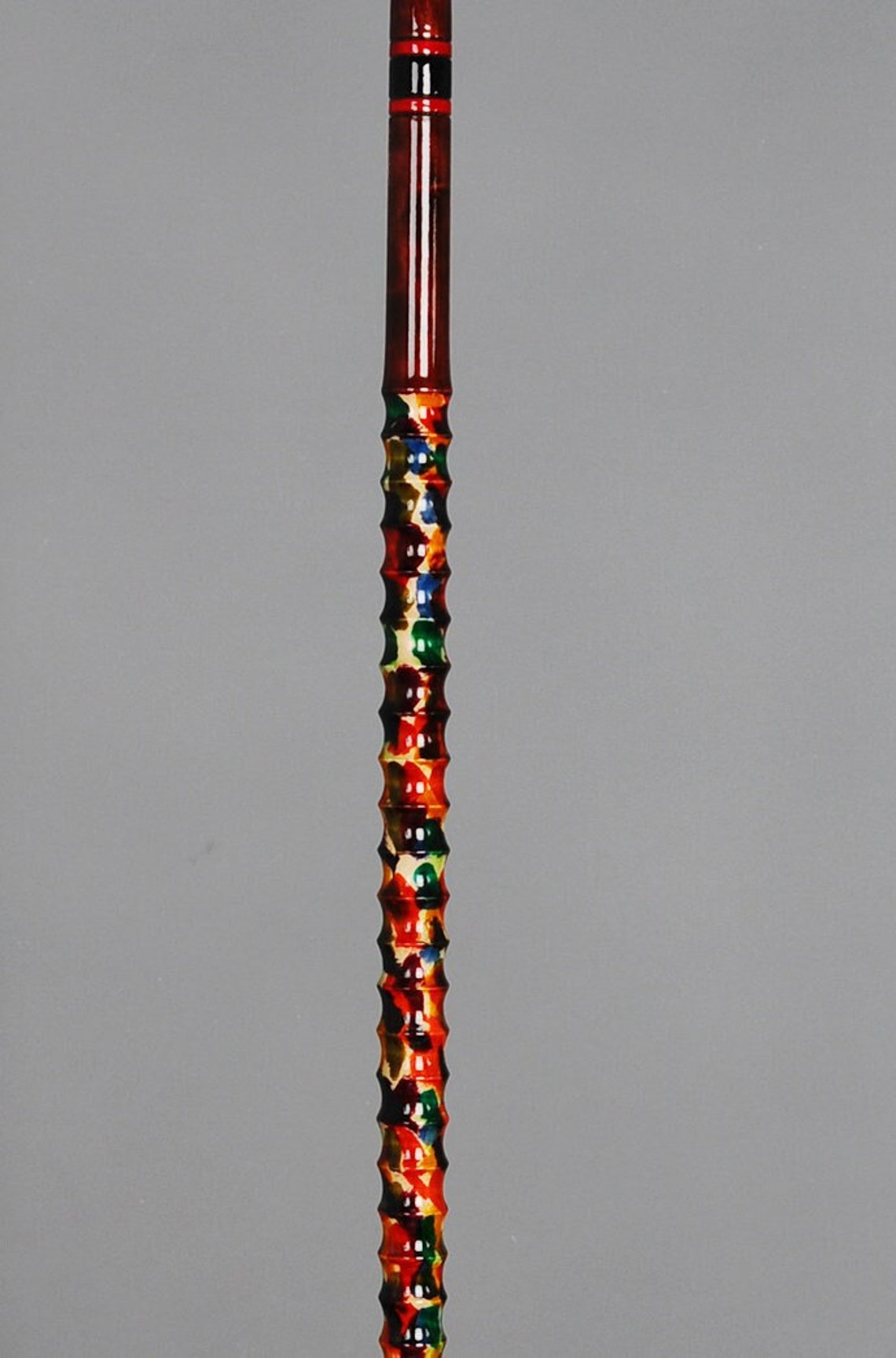 Handmade Wooden Walking Stick With Unique Spiral Design - Artisanal ...