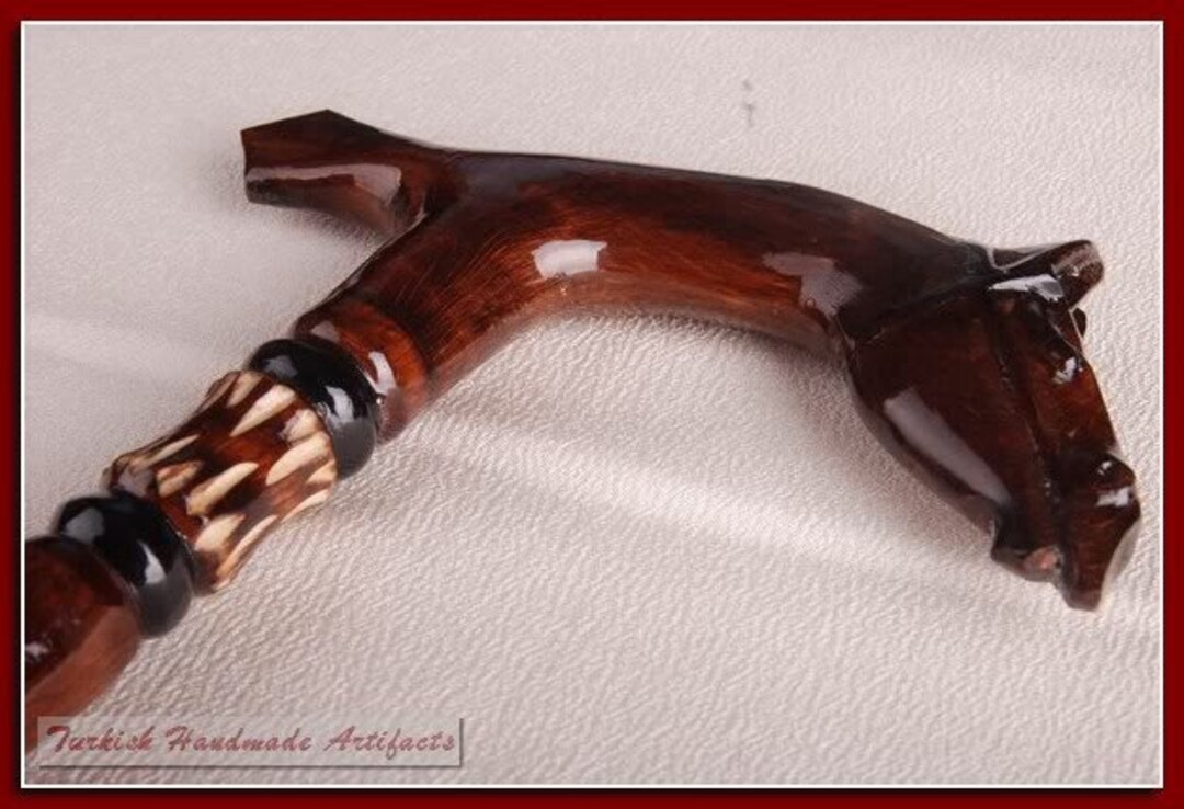 Handmade Wooden Walking Stick, Custom Carved Walking Stick, Handmade ...