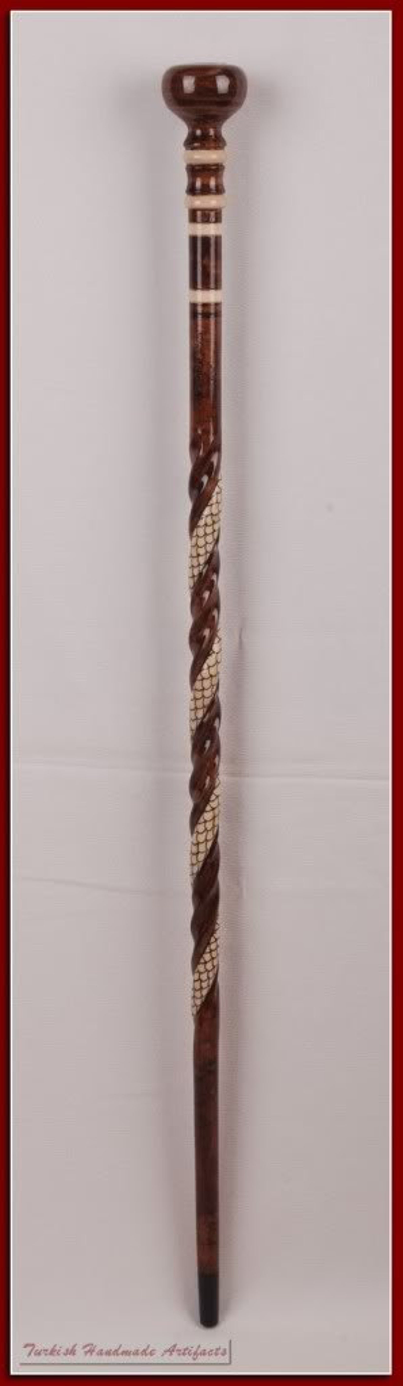 Unique and Artisanal Embroidered Wooden Walking Canes | Handmade ...