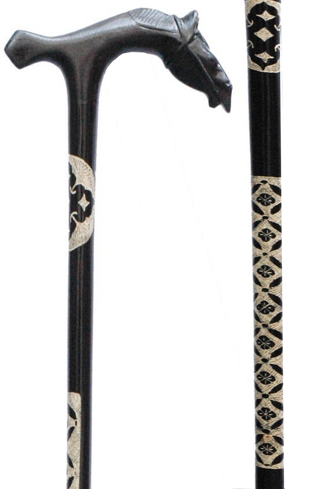 Walking Stick Cane,canes-handmade FANTASIA Unique Turkish Wooden GIFT ...