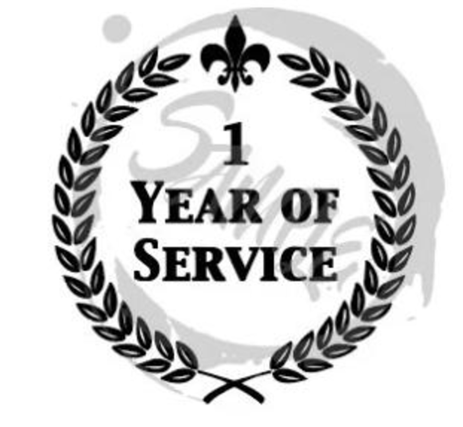 Years of Service Award Graphic: Customizable Vector Files for Employee ...