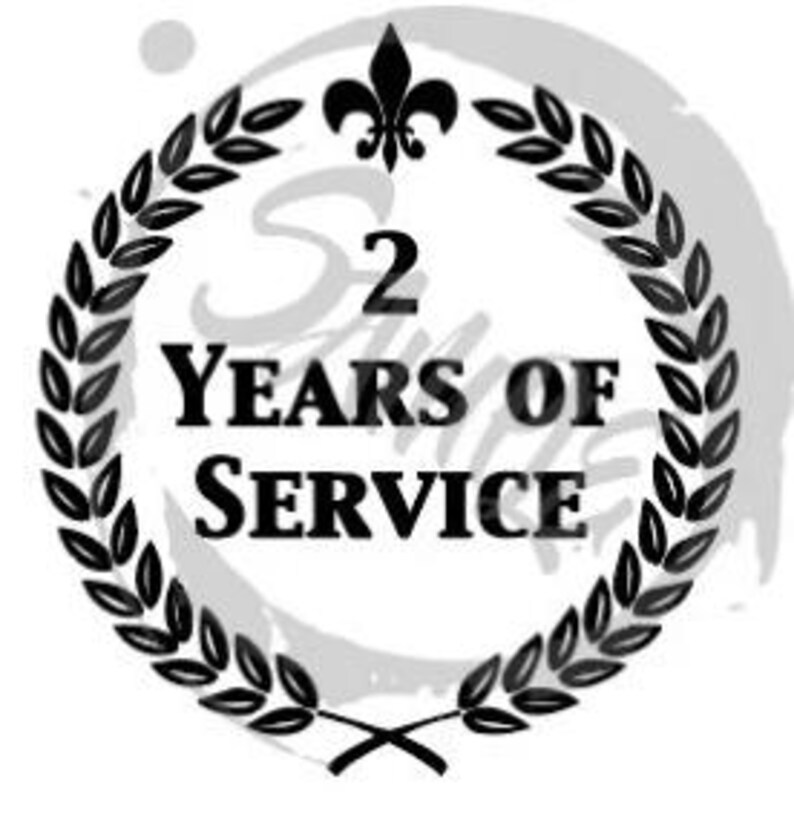 Years of Service Award Graphic: Customizable Vector Files for Employee ...