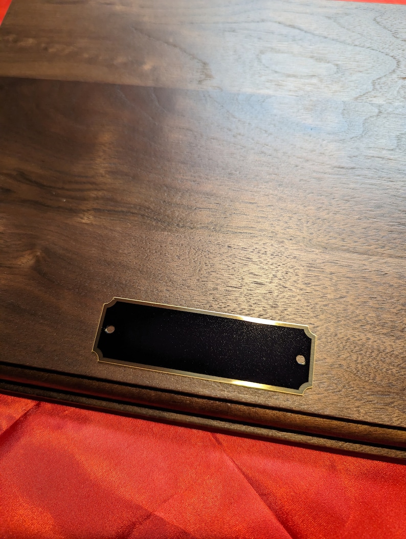 Walnut Display Plaque: Trophy Base, Optional Engraving, Made in USA - Etsy