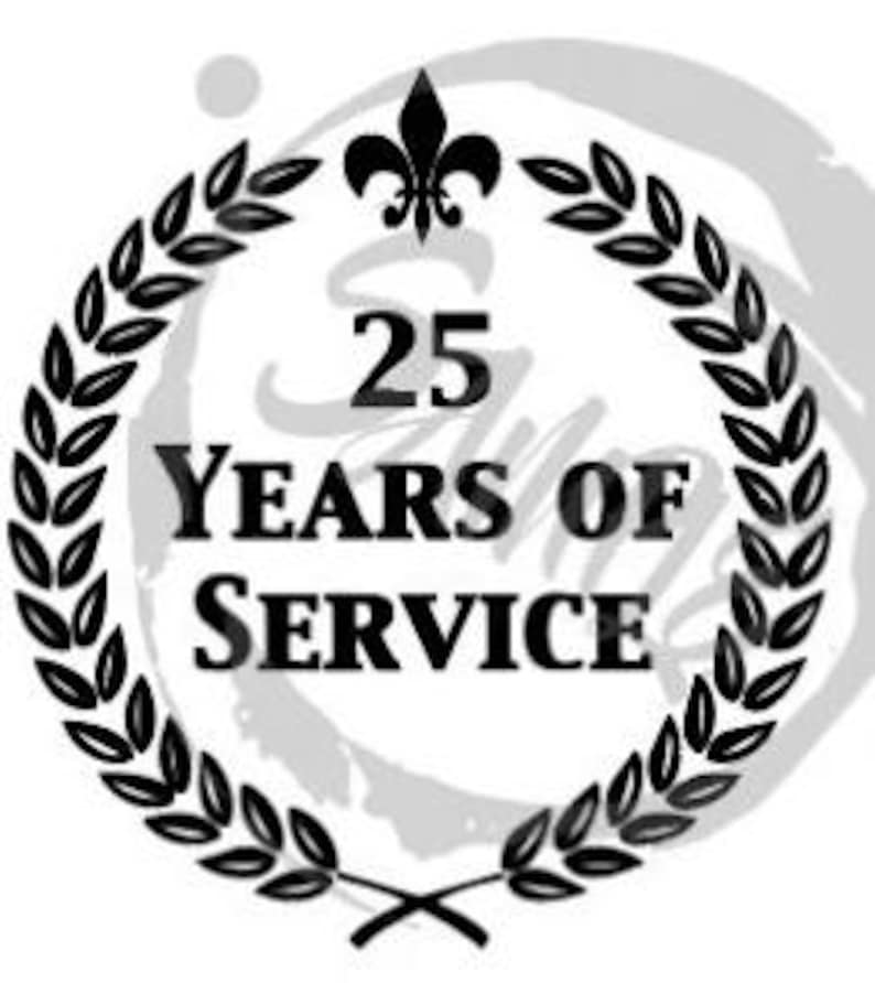Years of Service Award Graphic: Customizable Vector Files for Employee ...