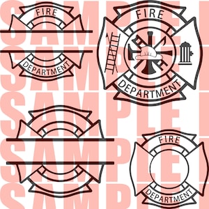 Fire Department Graphics Bundle, SVG, AI, PNG, Transparent Images for ...