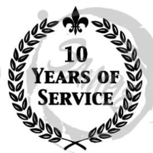 Years of Service Award Graphic: Customizable Vector Files for Employee ...