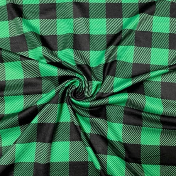 Blue Buffalo Plaid Fabric - Etsy