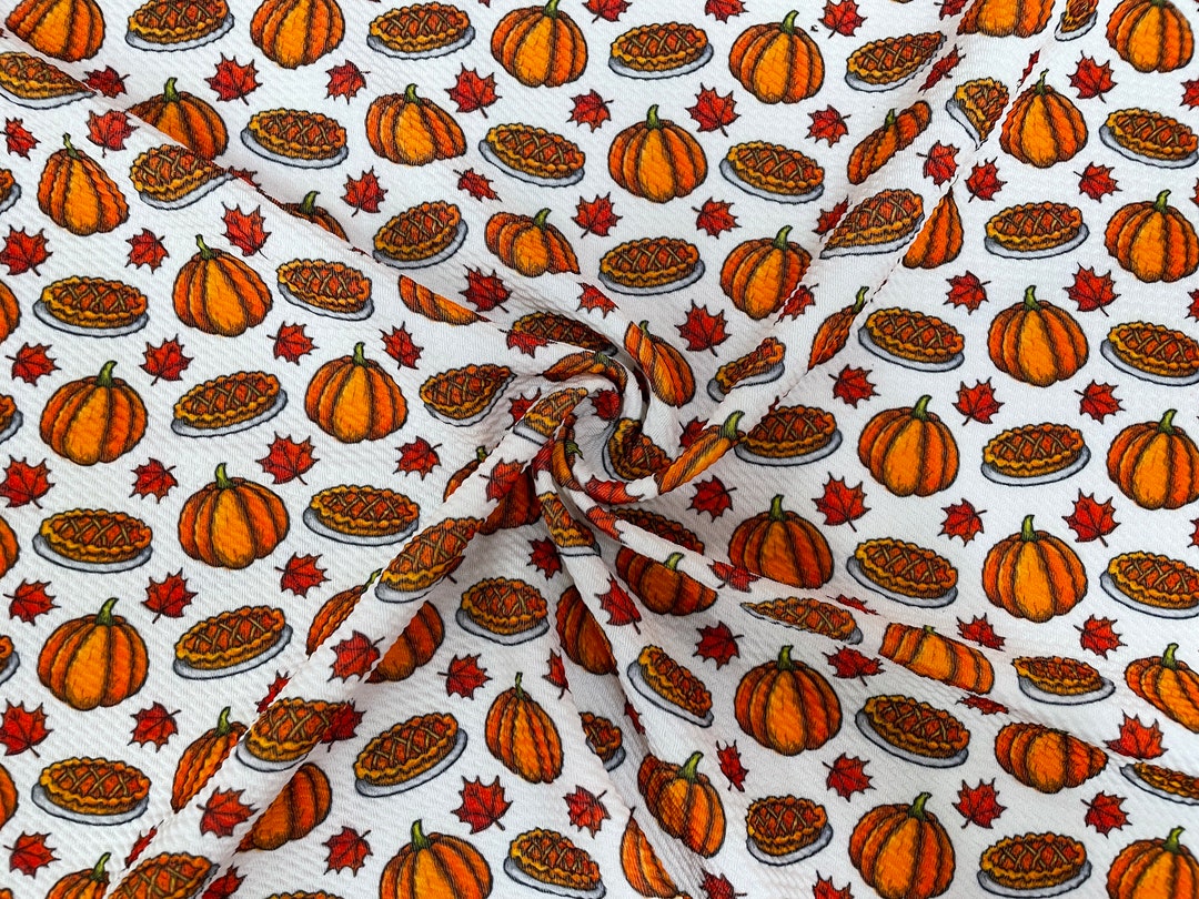 Pumpkin Pie Bullet Print #478 Gerippt Scuba Techno Doppelstrick 2-Wege ...
