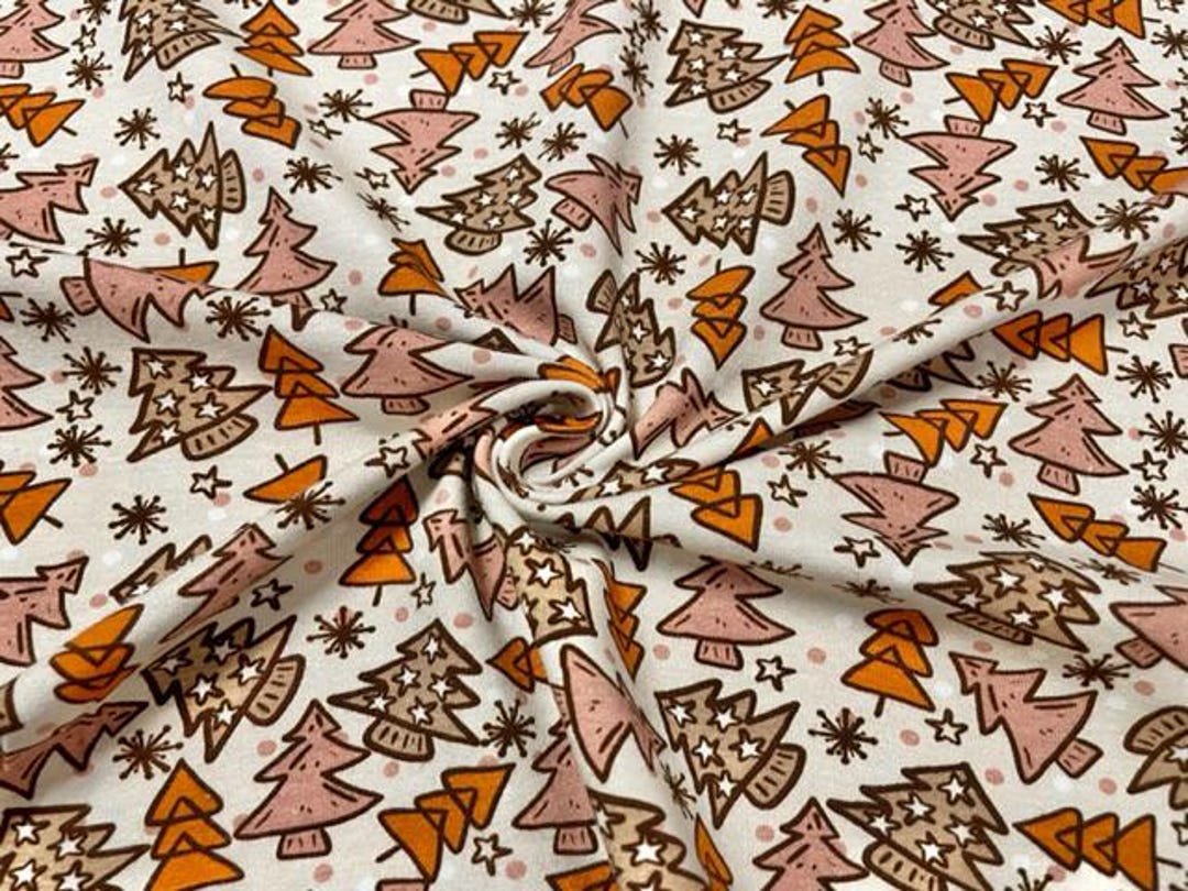 Brittany Frost Designs Christmas Tree Cotton Spandex Print #152 230GSM ...