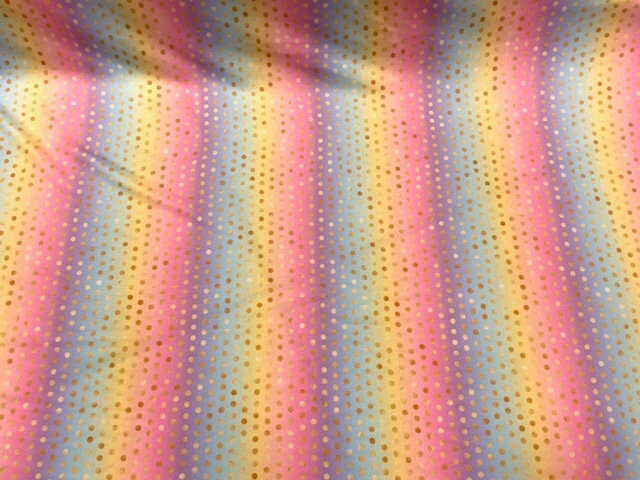 Sparkle Polka Dot Spring Rainbow DBP Print #722 Double Brushed ...