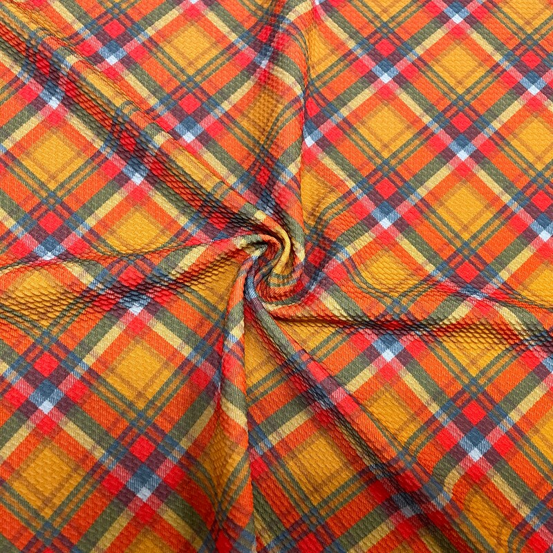 Stretch Plaid Fabric - Etsy