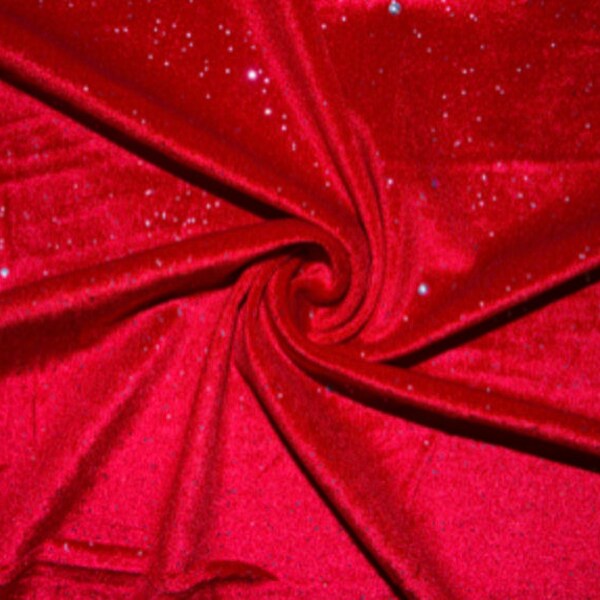 Red Velvet Fabric - Etsy