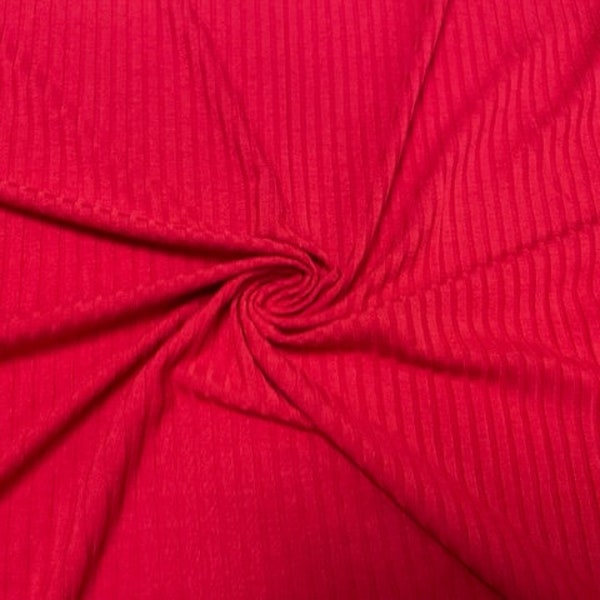 Ribbed Knit Fabric - Etsy