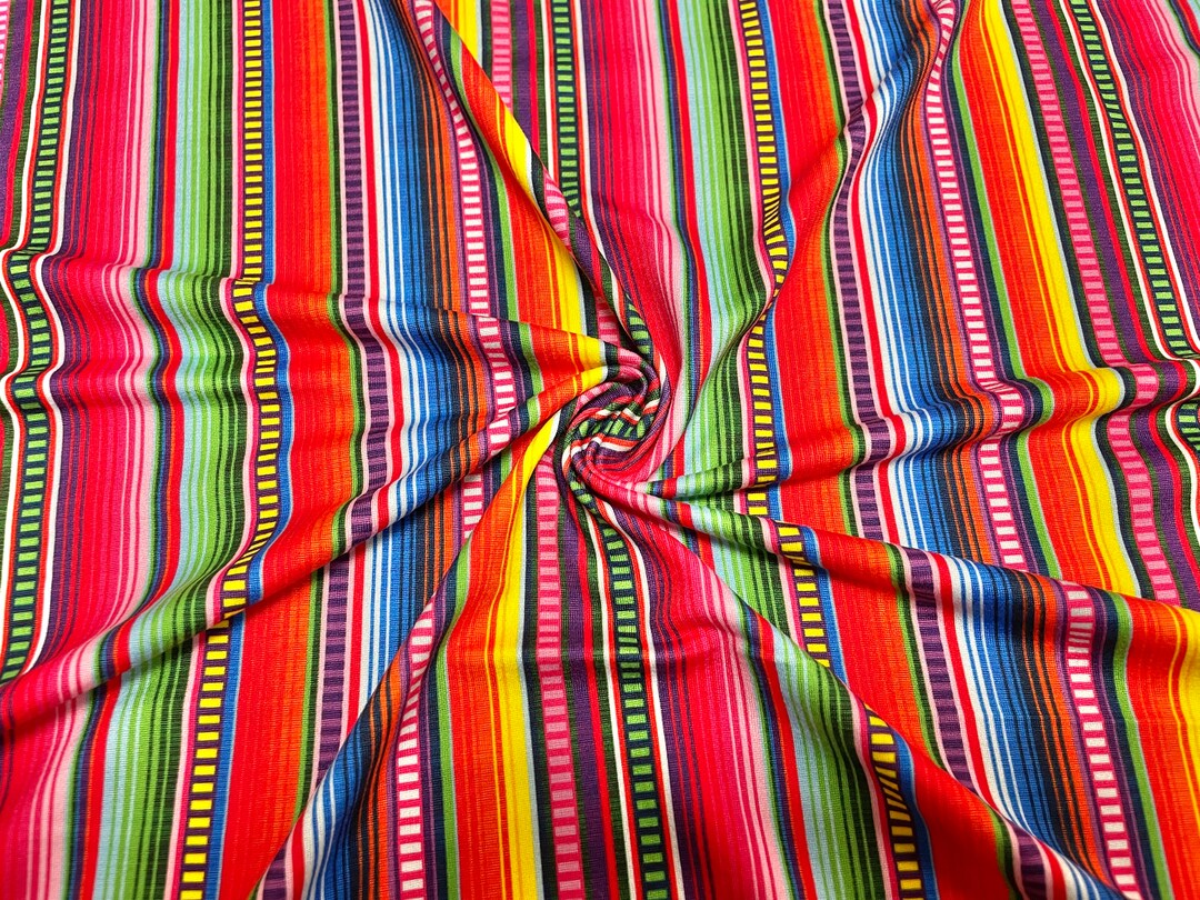 Sarape DBP Print 462 Double Brushed Polyester Spandex Apparel Stretch ...