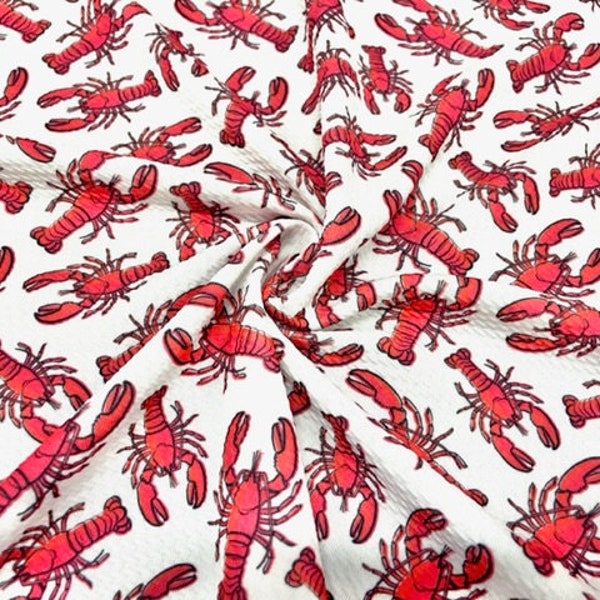 Crawfish Fabric - Etsy