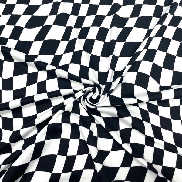 Checkerboard Fabric - Etsy