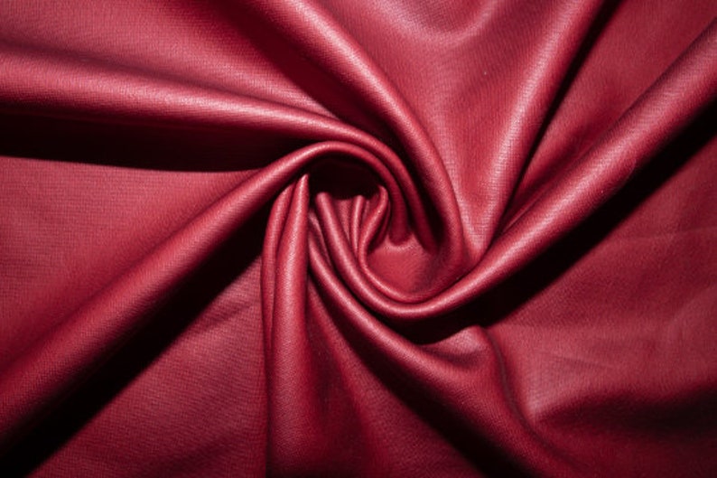 Wine Matte Pleather Faux Leather Stretch Vinyl Polyester Spandex 190 ...