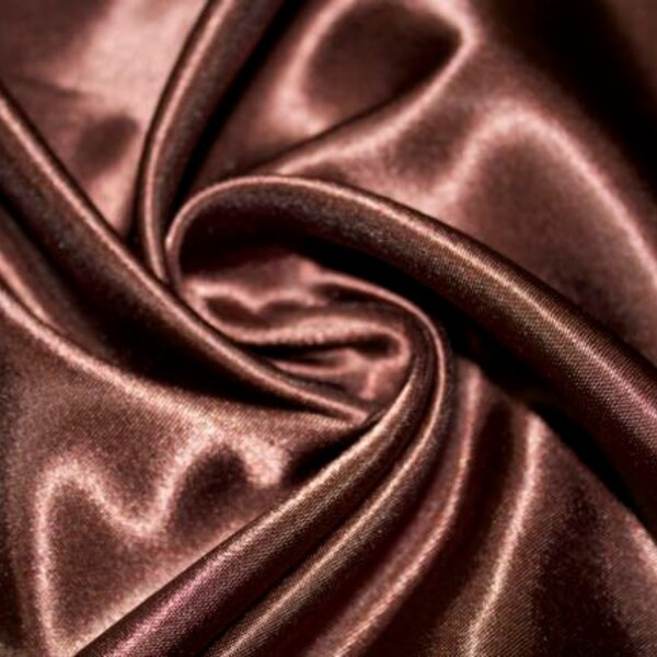 Brown Satin Dress - Etsy