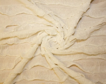 Knit Ruffle Fabric | Etsy