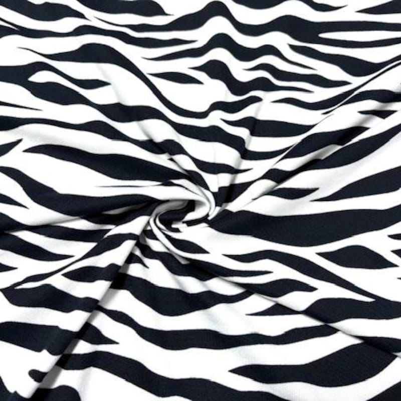 Zebra Print Fabric - Etsy
