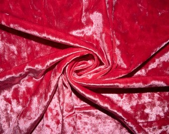 Coral Velvet Fabric | Etsy