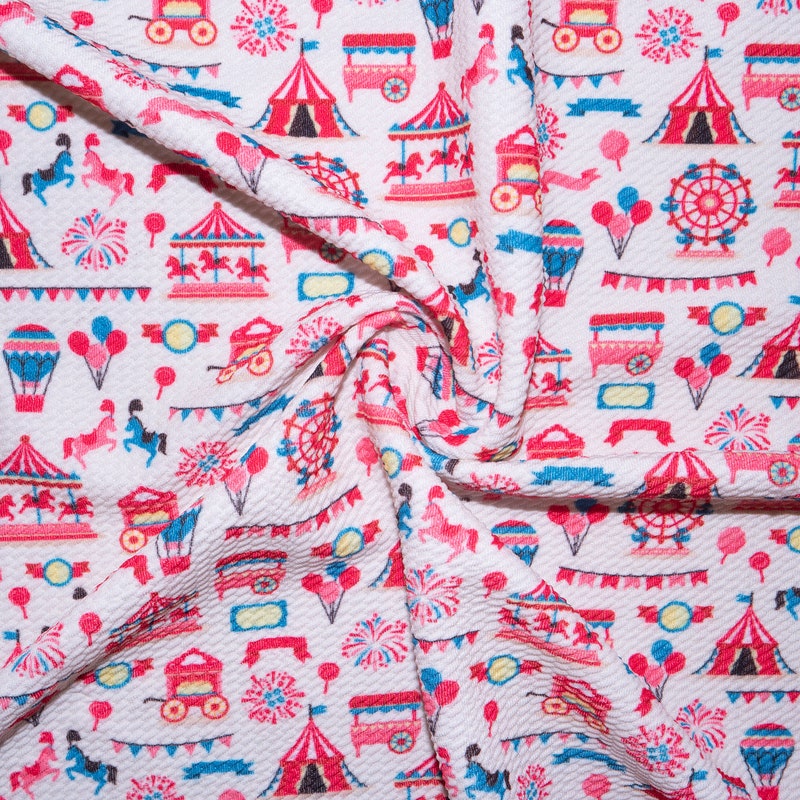 Carnival Fabric Print - Etsy