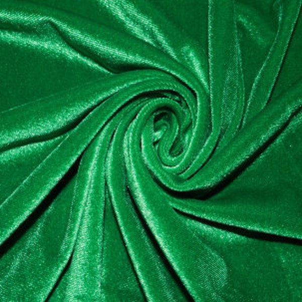 Green Velvet Fabric - Etsy