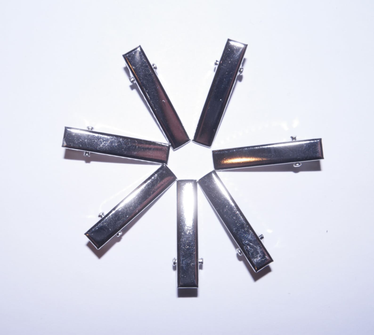 100 Pieces 1.25 Inch Metal Alligator Clip Single Prong Flat | Etsy