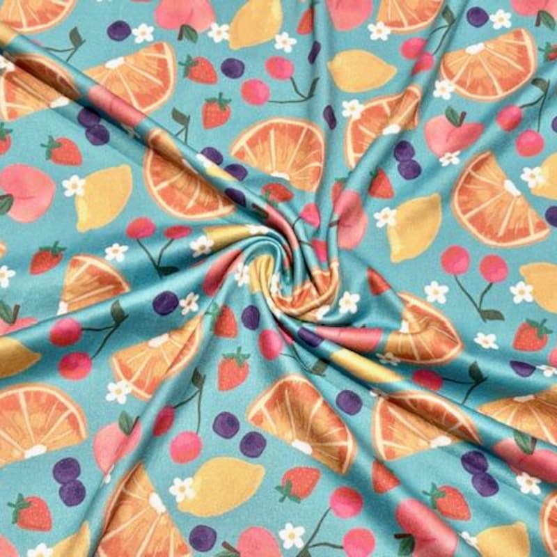 Cotton Fabric Fruit Designs - Etsy