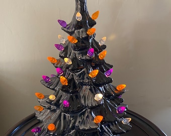 8" Ceramic FALL Tree - Etsy