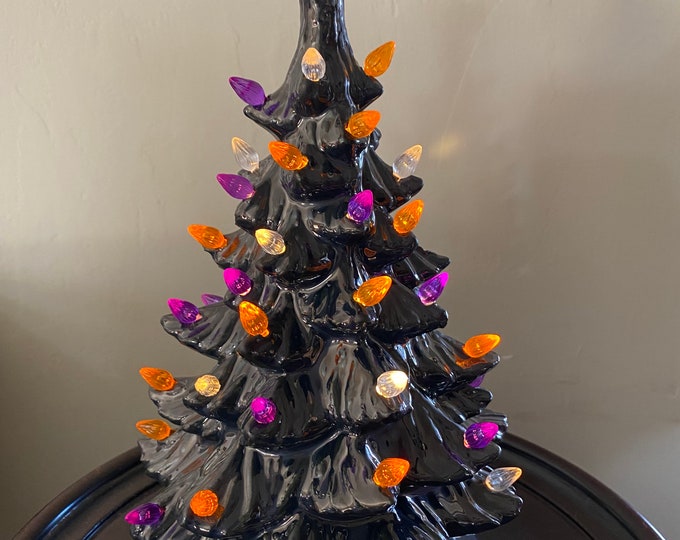 8" Ceramic FALL Tree - Etsy