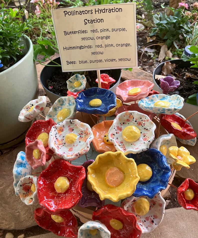 Pollinators Hydration Station for Butterflies, Hummingbirds and Bees ...