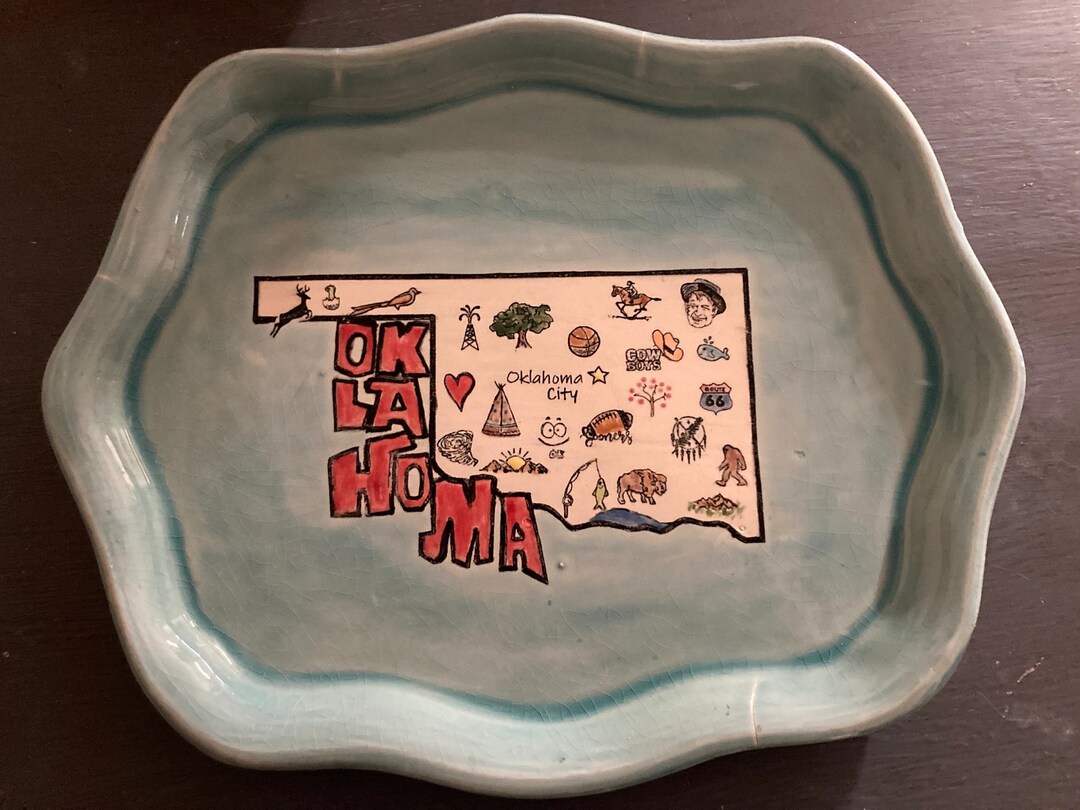 Oklahoma Platter - Etsy