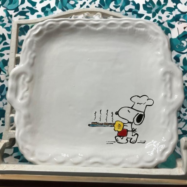 Snoopy Plate Ceramic - Etsy