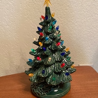 18" Atlantic Ceramic Christmas Tree With Extra Snow Tips - Etsy