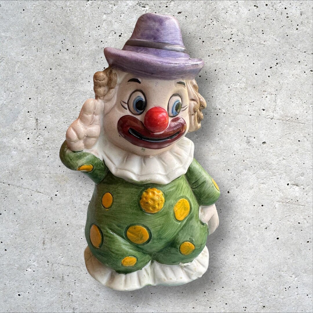Vintage Ceramic Saluting Circus Clown Bell New Orleans 5" - Etsy
