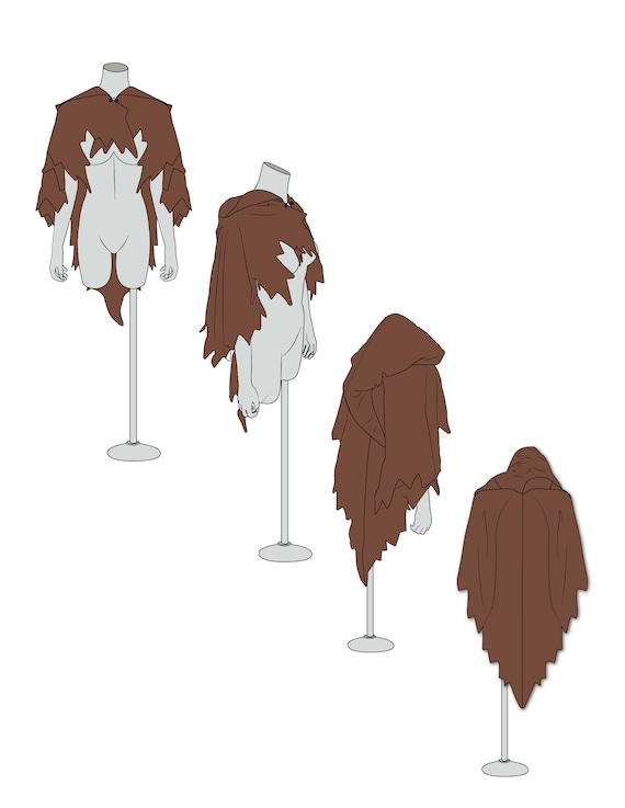 PDF Sewing Pattern Leaf Cloak - Etsy Canada