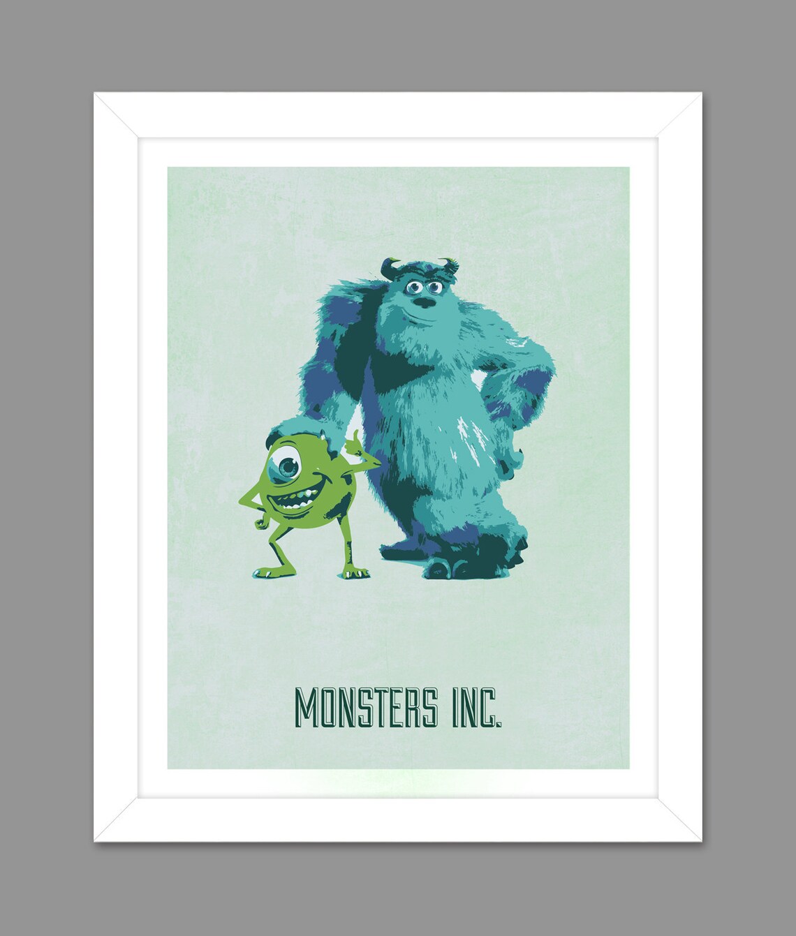 Digital Download Monsters Inc. Poster Art Nursery Art Print, Walt ...