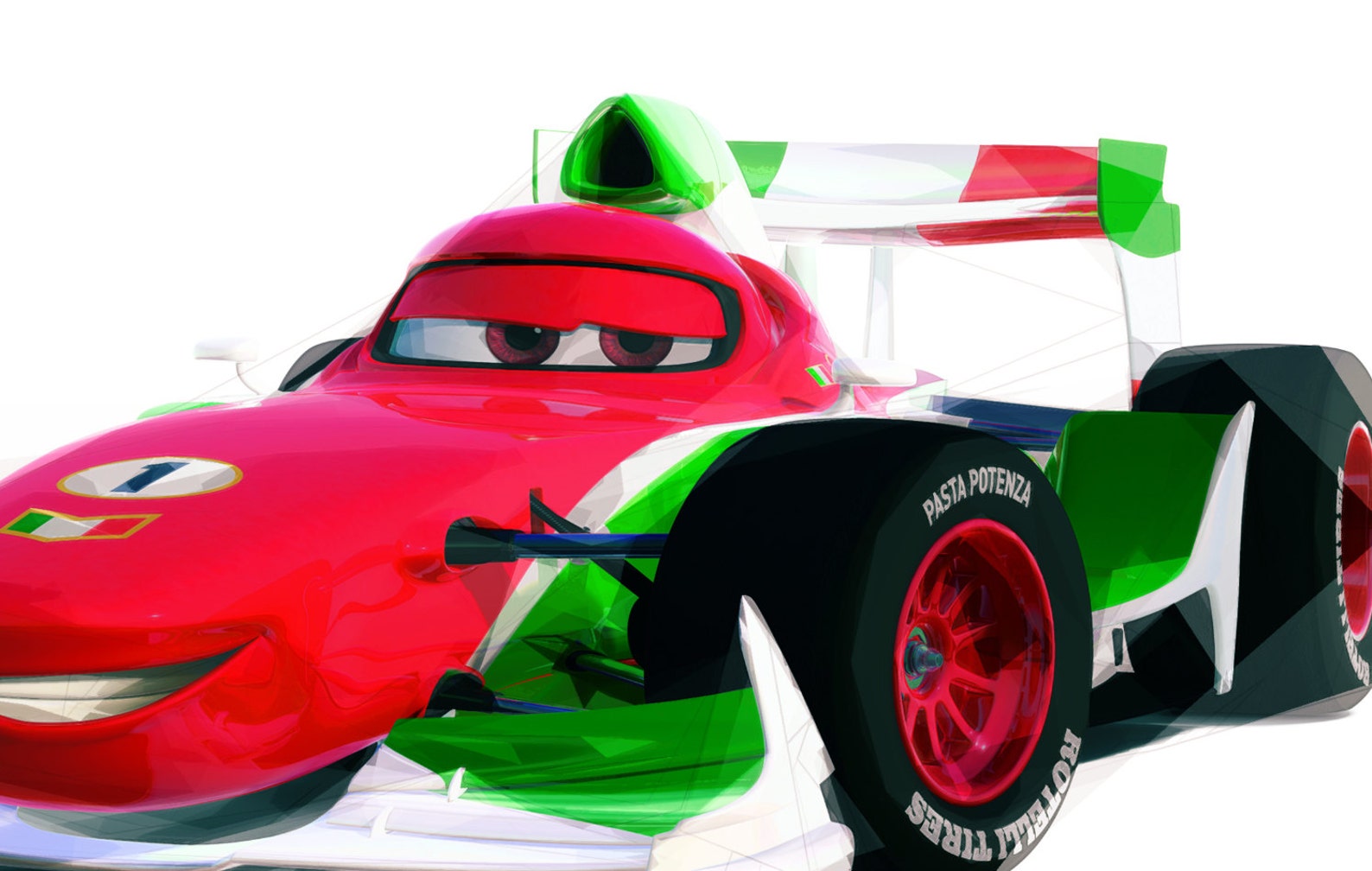 Digital Download Cars 2 Francesco Bernoulli Grand Prix Poster - Etsy