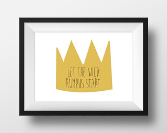 Let the Wild Rumpus - Etsy