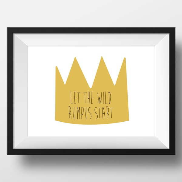 Let the Wild Rumpus - Etsy