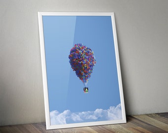 Pixar up Poster - Etsy