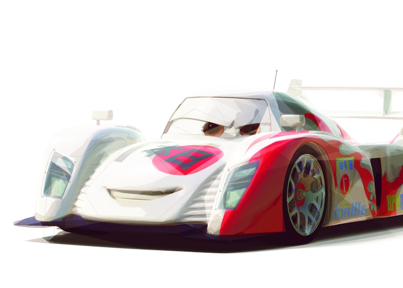 Digital Download Cars 2 Shu Todoroki Grand Prix Poster Art Nursery Art ...
