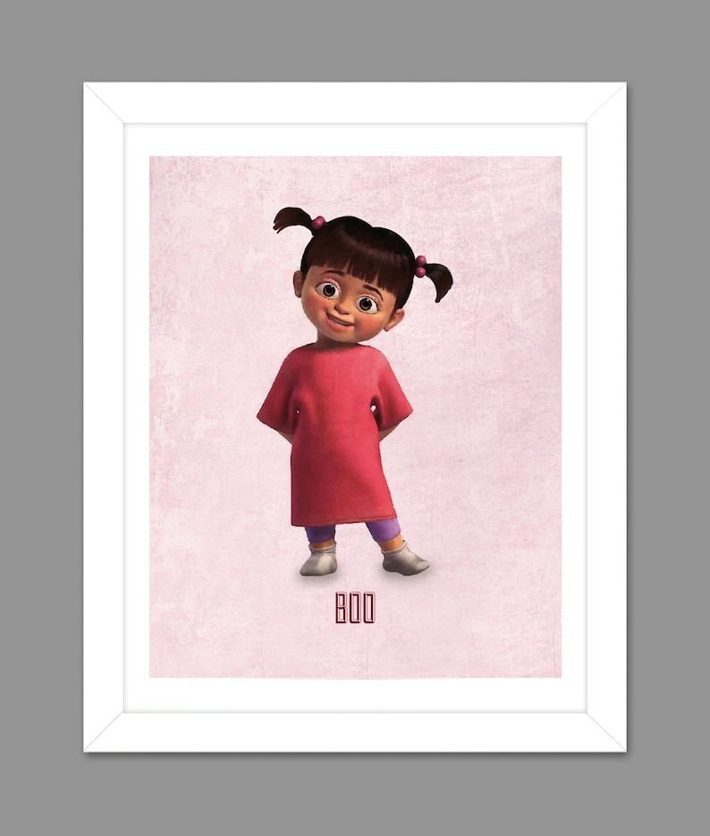Digital Download Monsters Inc. Boo Poster Art Nursery Art Print, Walt ...