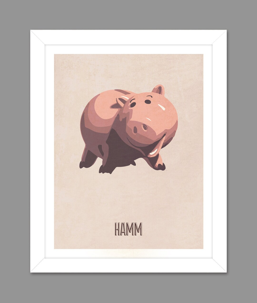 Digital Download Toy Story Hamm Pig Poster Art Nursery Art Print, Hamm ...