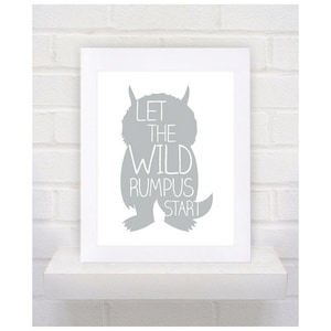 Digital Download Where the Wild Things Are Nursery Art Print Print Kids ...