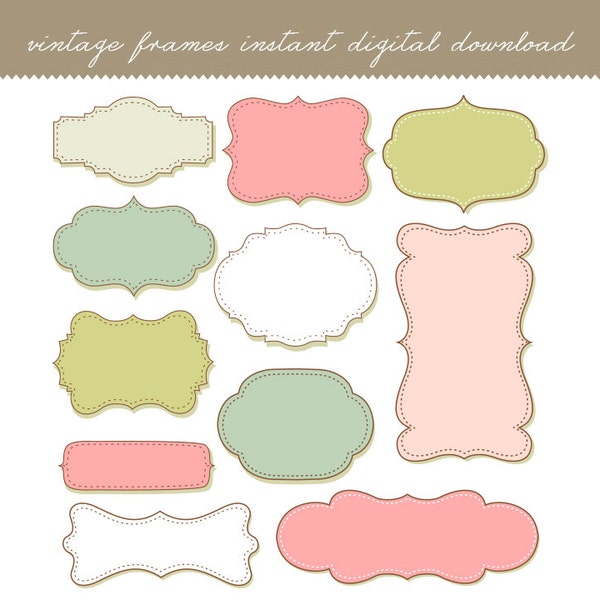 Illustrator Frames - Etsy