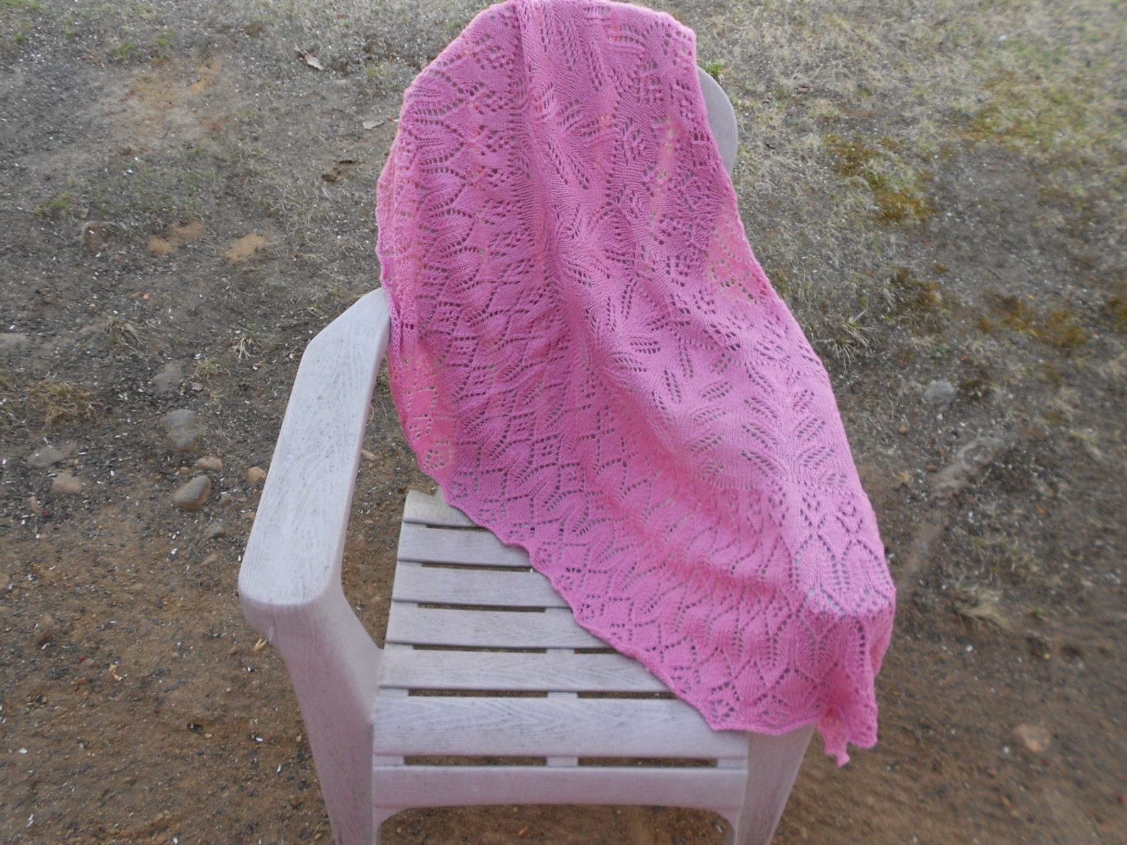 Rasberry Cream Pi Shawl - Etsy