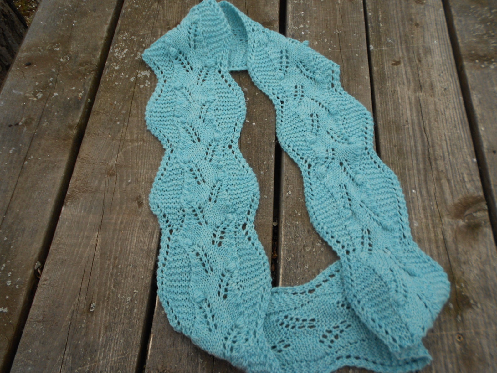 Wavy Fern Infinity Scarf - Etsy
